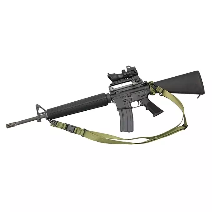 Cotton gun sling for MP5/G3/M4 series - olive [8FIELDS] | TaiwanGun US & EU