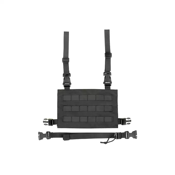 Buckle Up Chest/Drop Leg Panel - Black [8FIELDS] - TaiwanGun