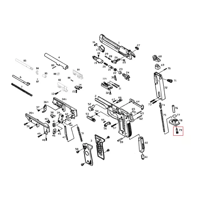 M9 lower valve [KJW] - Taiwangun UE