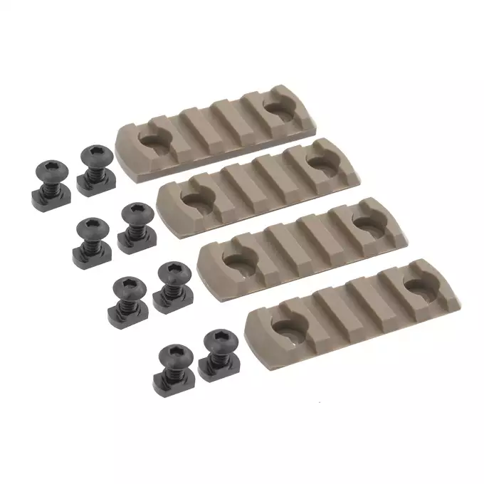 4-PC MLOCK Polymer Rail Kit - Dark Earth [TMC] - Taiwangun UE