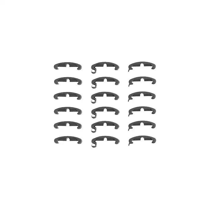 Low-profile clips for rail (60 Piece Set) - Black [FMA] | TaiwanGun US & EU