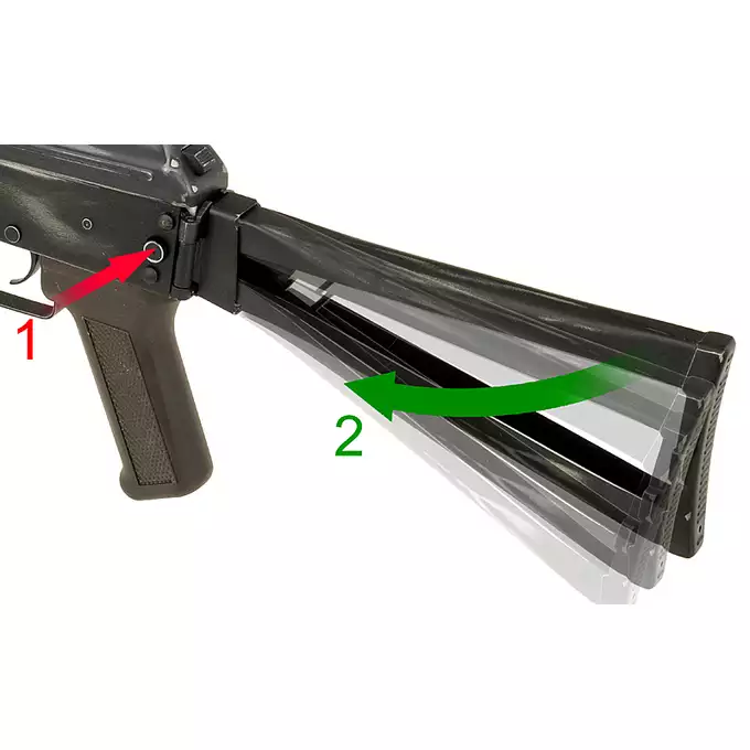 AK Folding Stock Button [APS] | Taiwangun