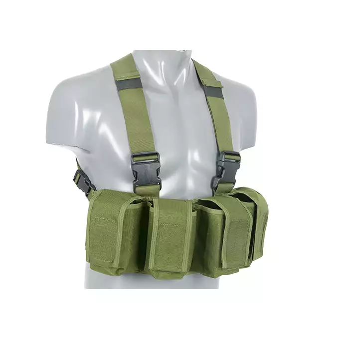 Chest rig Navy Seal con bolsas M16/AK47/M14 - Olive [8FIELDS CLASSIC ...