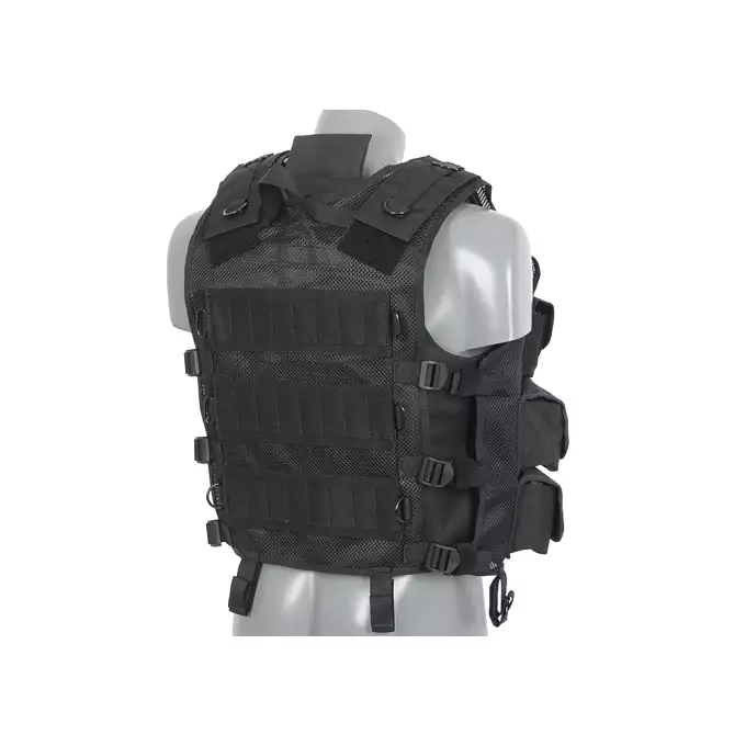 Tactical Vest TAC Assaulter - Black [8FIELDS CLASSIC] | TaiwanGun US & EU