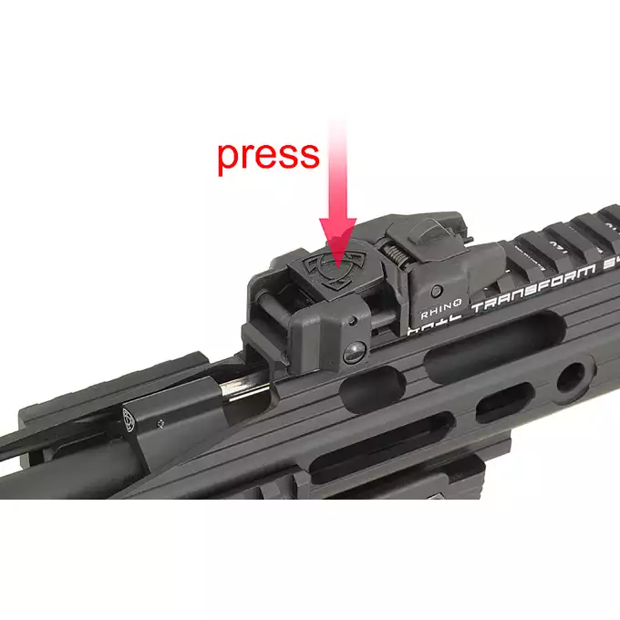 Réplica ASR111 GUARDIAN Full-Metal - Negro [APS] - TaiwanGun