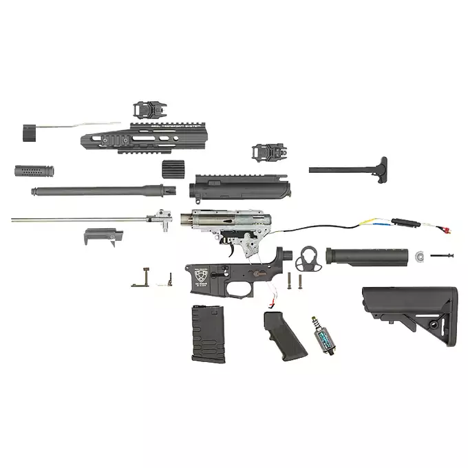 Réplica ASR111 GUARDIAN Full-Metal - Negro [APS] - TaiwanGun