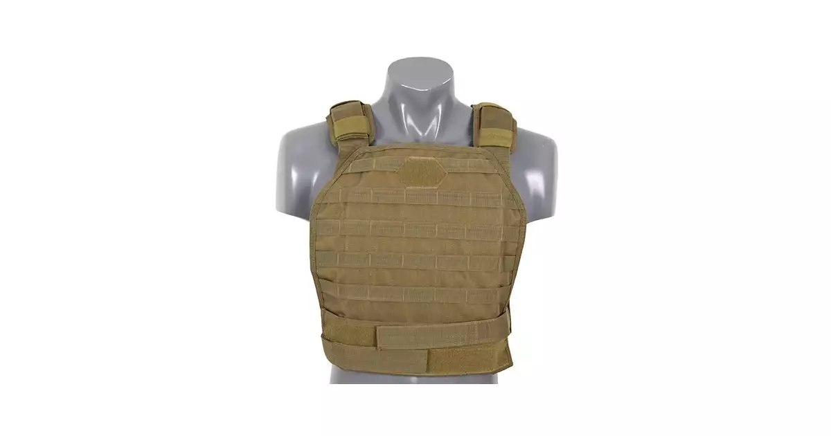 HARD ARMOR PLATE CARRIER type vest - coyote [8FIELDS] | Taiwangun