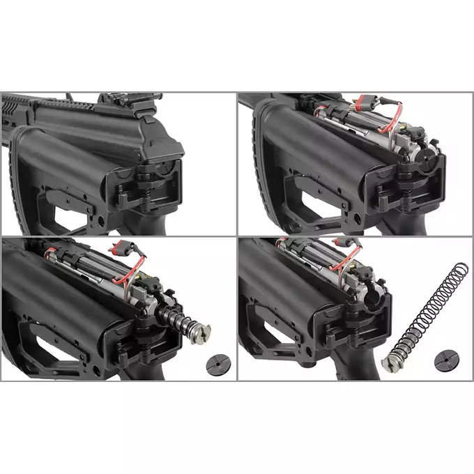 [Set] AT-AK12 Mosfet Enhanced [Arcturus] + Airsoft DK-9 Style Russian ...