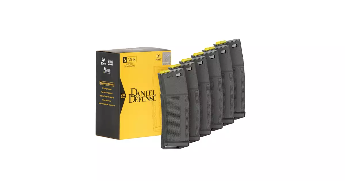 210-round Daniel Defense M4/AR-15 Mid-Cap Magazines, 6-pack [EMG ...