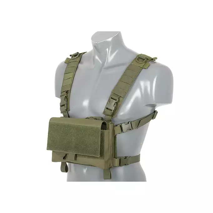 [Zestaw] Hybrydowy Chest Rig - Olive [8FIELDS] + Podwójna wkładka na ...