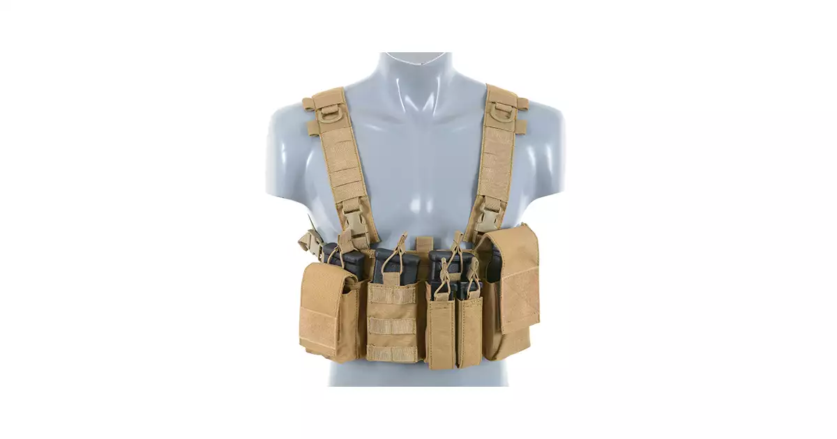 Buckle Up Chest Rig V3 - Coyote [8FIELDS] | TaiwanGun US & EU