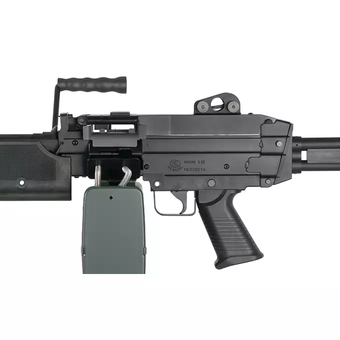 [Zestaw] Replika karabinu maszynowego FN M249 MK1 LMG [A&K] + Elektryczny magazynek pudełkowy ...