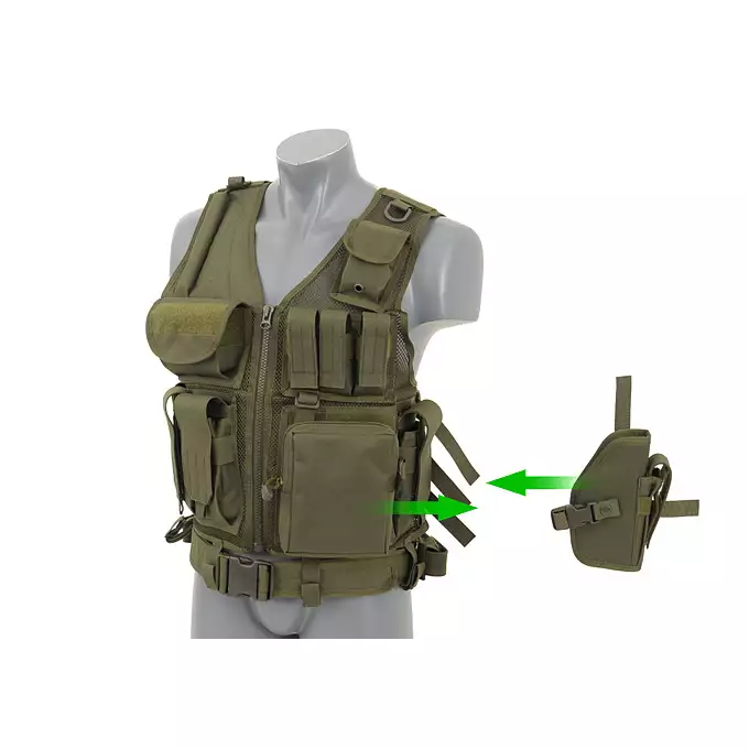 Law Enforcement Tactical Vest V.2 - Olive [8FIELDS] | TaiwanGun US & EU