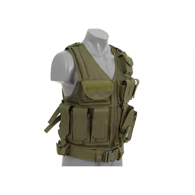 Law Enforcement Tactical Vest V.2 - Olive [8FIELDS] | TaiwanGun US & EU