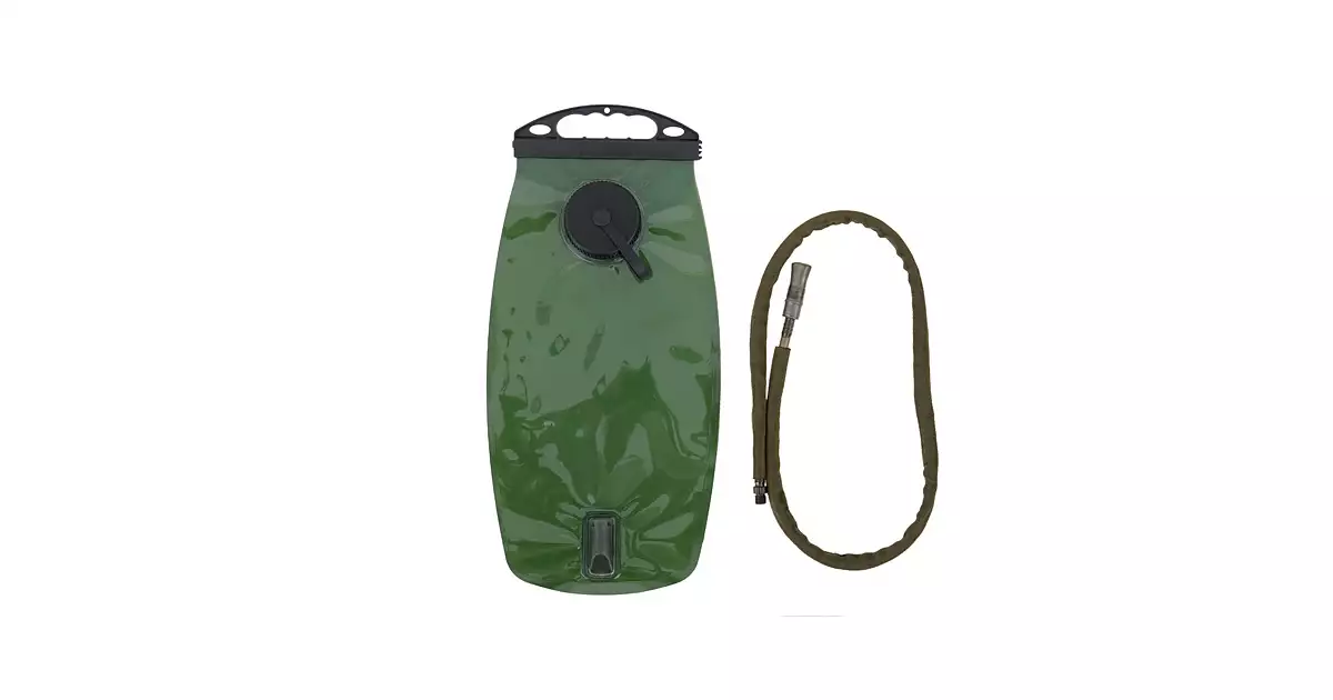 3L Hydration Reservoir Bladder with Bite Valve - Olive | TaiwanGun US & EU