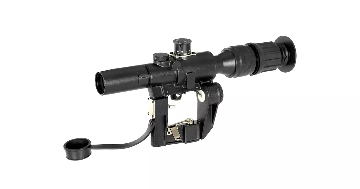 [Set] SVD Sniper Rifle AEG Replica - Real Wood [A&K] + 4x24 PSO-1 Type ...