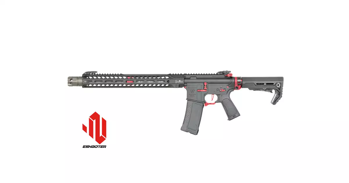 Strike industries 15.5" Raiders Competition Rifle AEG - Red [EMG ...