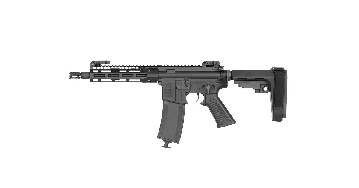 [Set] TROY SOCC PDW Rifle Replica - Black [EMG] + AIRSOFT BATTERY 25C ...