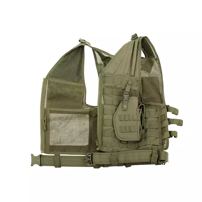 Lightweight MOLLE Tactical Vest - Olive [8FIELDS] | Taiwangun