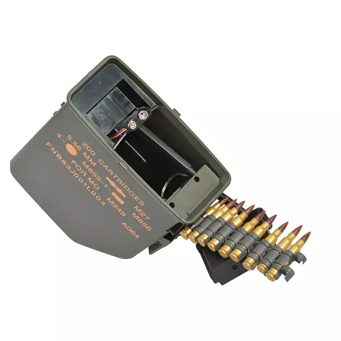 [Set] FN M249 Paratrooper Light Machine Gun Replica [A&K] + 6000rd ...