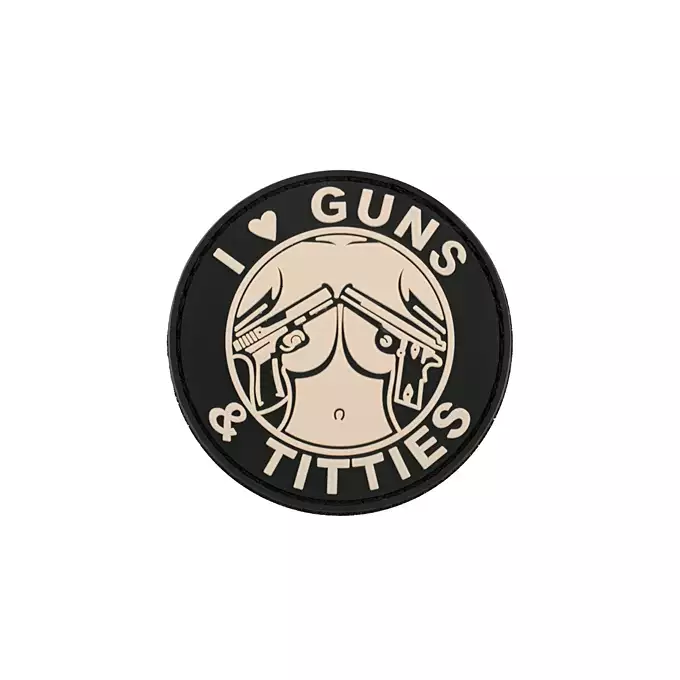 GUNS & TITTIES PVC Patch 2 [8FIELDS] | Taiwangun