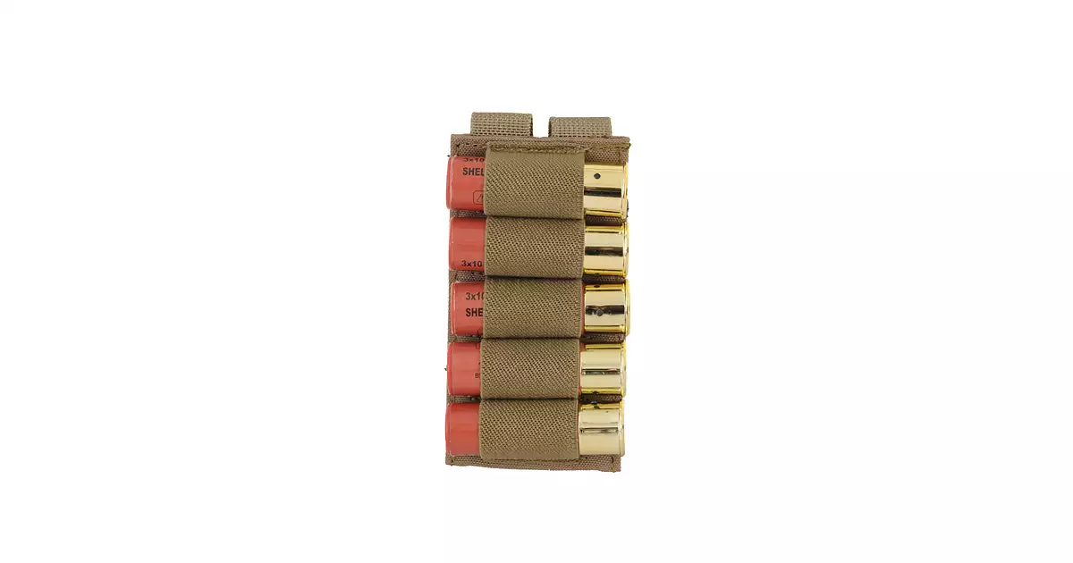 5rd Shotgun Shell Panel - Coyote [8FIELDS] - Taiwangun UE