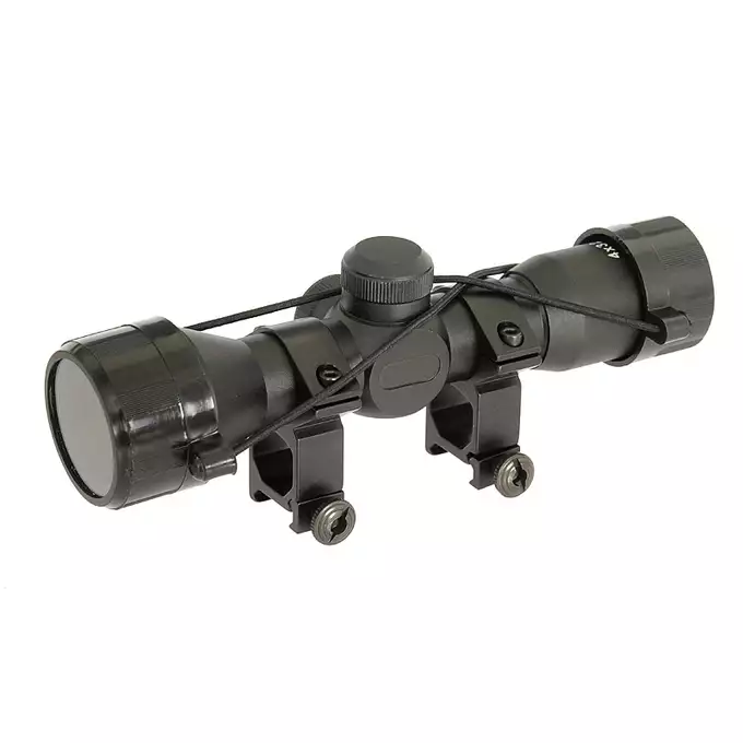 4X32 Compact Scope w/ Rings - Black [PCS] - TaiwanGun