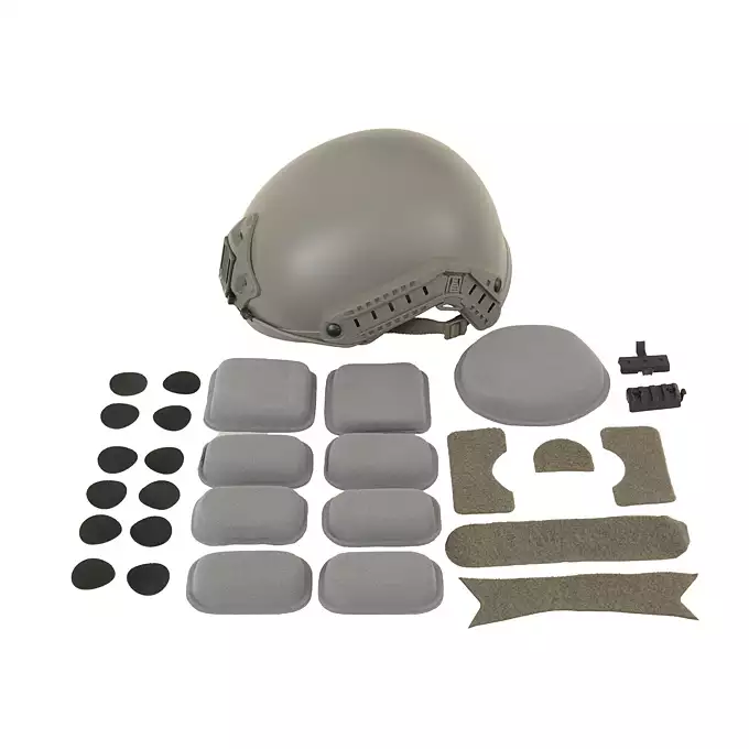 [Set] FAST Ballistic Helmet Replica (L/XL Size) - Foliage [FMA] + Steel ...