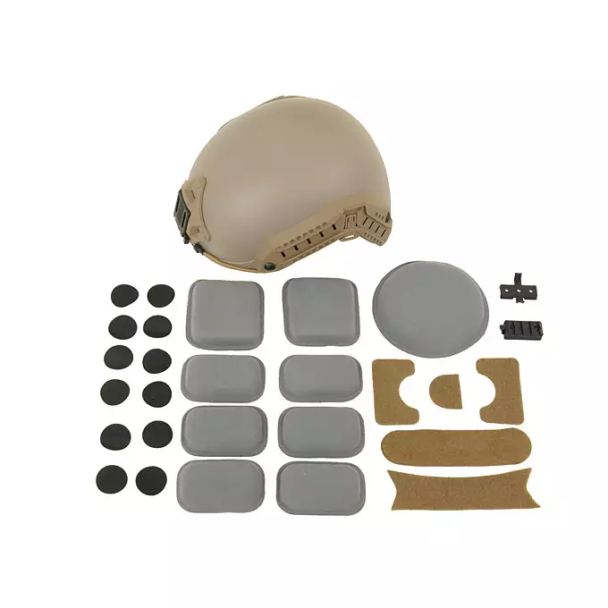 [Set] FAST Ballistic Helmet Replica (L/XL Size) - Dark Earth [FMA ...
