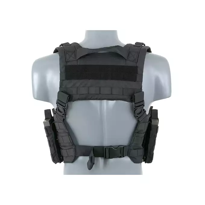 Split Front Chest Harness - Black [8FIELDS] | Taiwangun