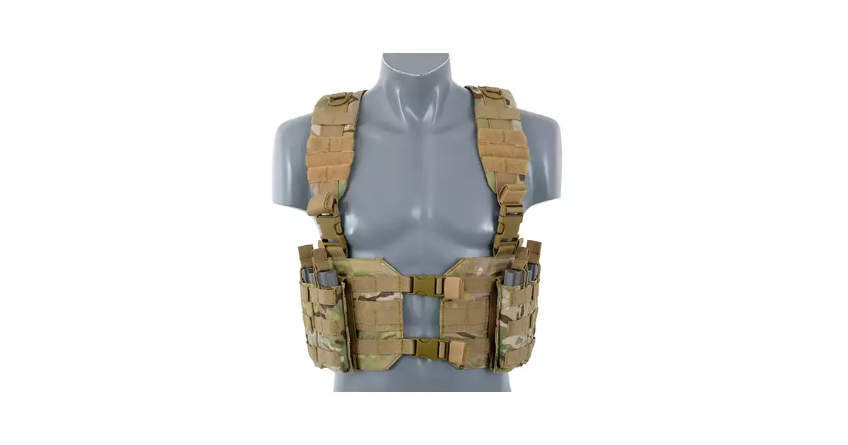 Split Front Chest Harness - Multicamo [8FIELDS] - TaiwanGun