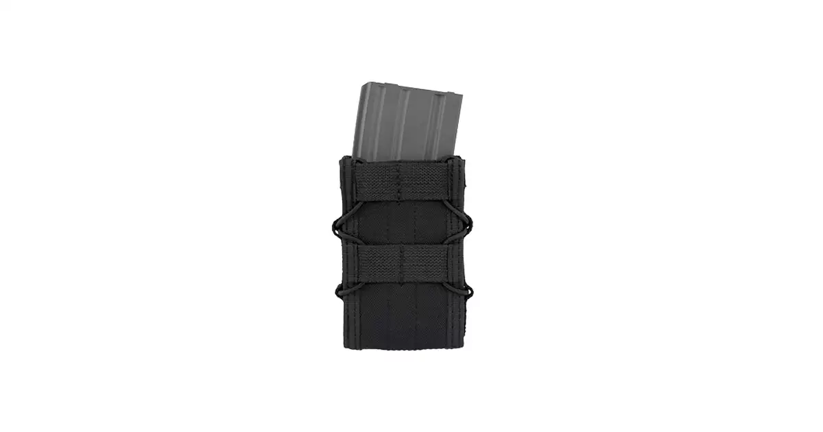 Belt-Mounted Versatile rifle magazine pouch - Black | TaiwanGun US & EU