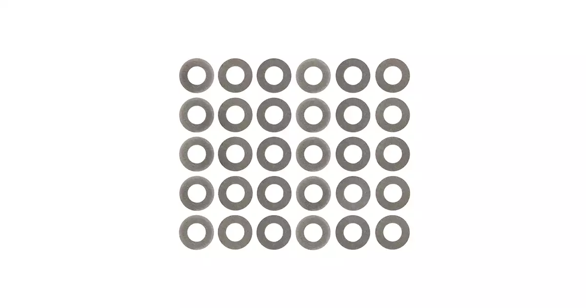 30 Piece Gearbox Shim Set 0,15mm [SLONG AIRSOFT] | TaiwanGun US & EU