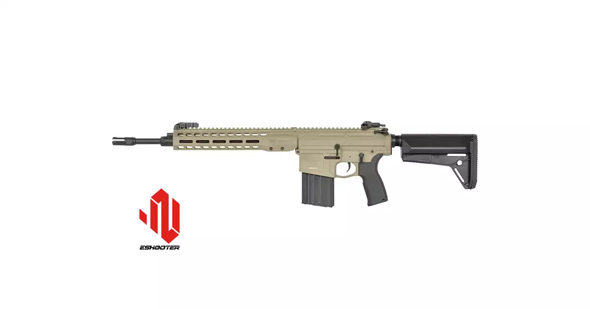 Replika Barrett Rec10 Eshooter ETU - TAN [EMG] - TaiwanGun