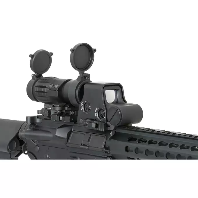 Tactical 3X Magnifier with Flip to Side Mount - Black [PCS] - TaiwanGun