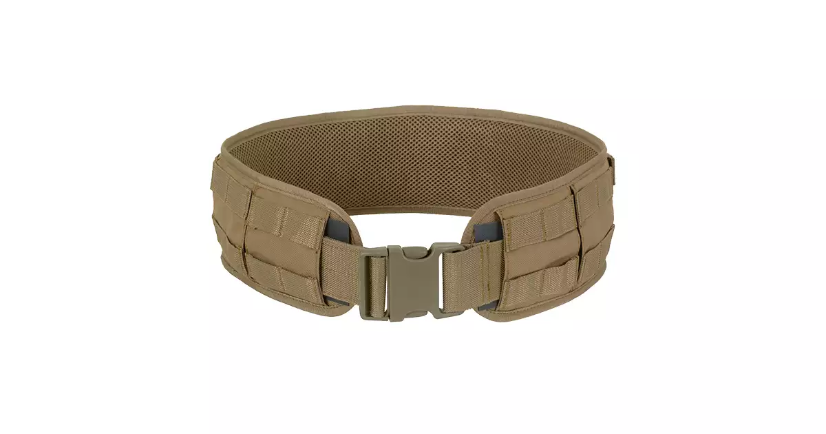 Padded MOLLE Combat Belt (XXL) - Coyote [8FIELDS] | TaiwanGun US & EU