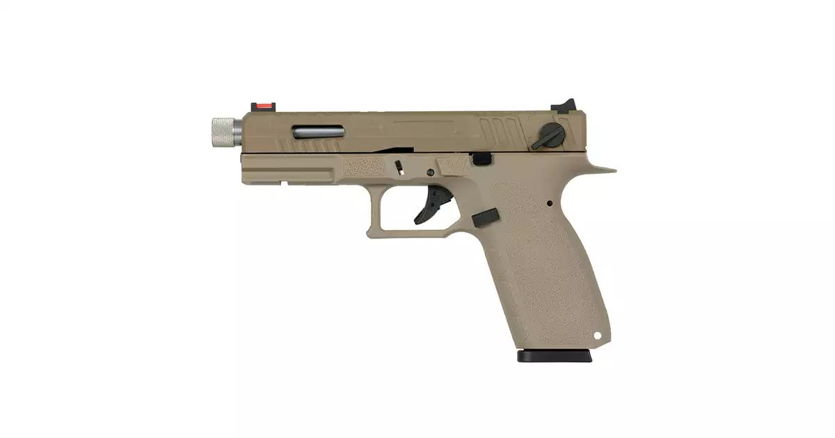 [Set] KP-13F Full-Auto CO2 VERSION - Tan [KJW] + 12g CO2 Cartridge ...