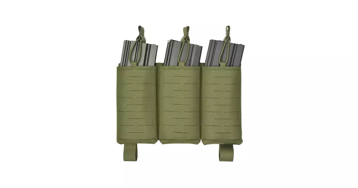 Panel Buckle Up Laser-Cut for 3 AR15/AK Magazines - Olive [8Fields ...