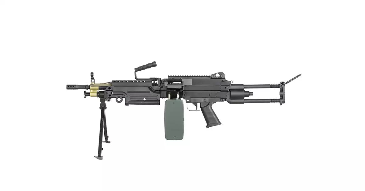 [Set] FN M249 Paratrooper Light Machine Gun Replica [A&K] + 4x32 ...