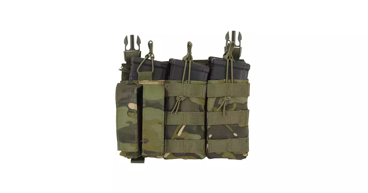 Buckle Up Triple 5.56/Pistol Pouch Panel - MT | TaiwanGun US & EU
