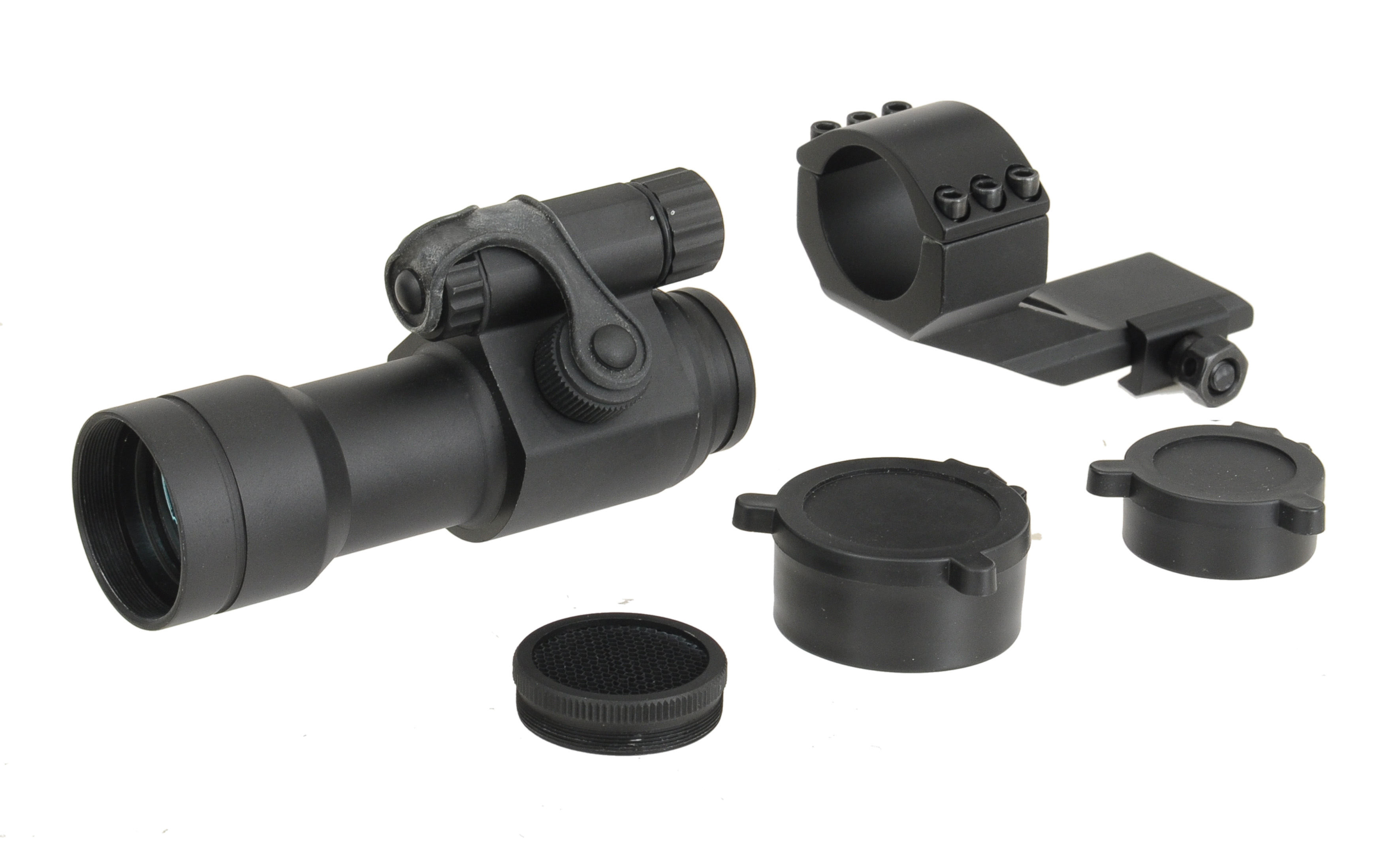 Red Dot Sight w/ FLASH KILLER, Cantilever Mounting Ring - Taiwangun