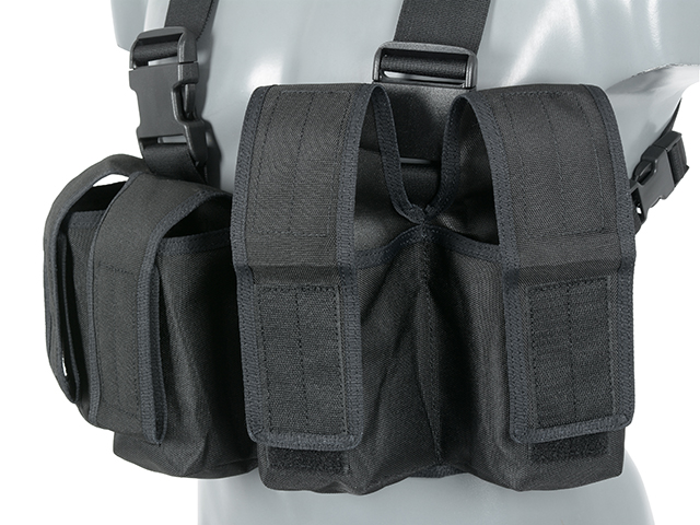 Navy Seal Chest Rig w/ M16/AK47/M14 Pouches - Black [8FIELDS CLASSIC ...