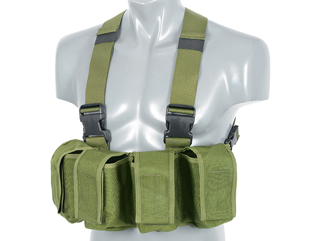 Navy Seal Chest Rig w/ M16/AK47/M14 Pouches - Olive [8FIELDS CLASSIC ...