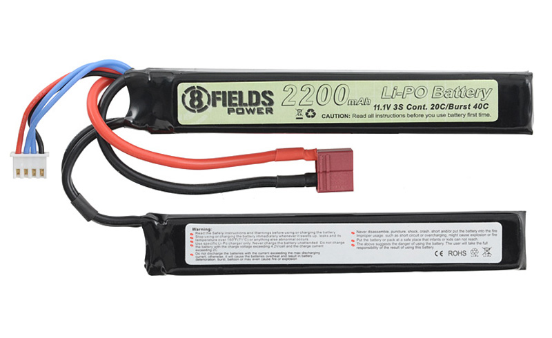 Akumulator LI-PO 2200MAH 11,1V 20/40C - T-connector [8FIELDS] - TaiwanGun