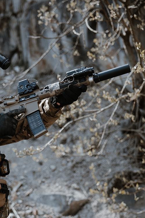 USSOCOM 5.56 SPITFIRE Tracer Sound Suppressor - Black [5KU] | Taiwangun