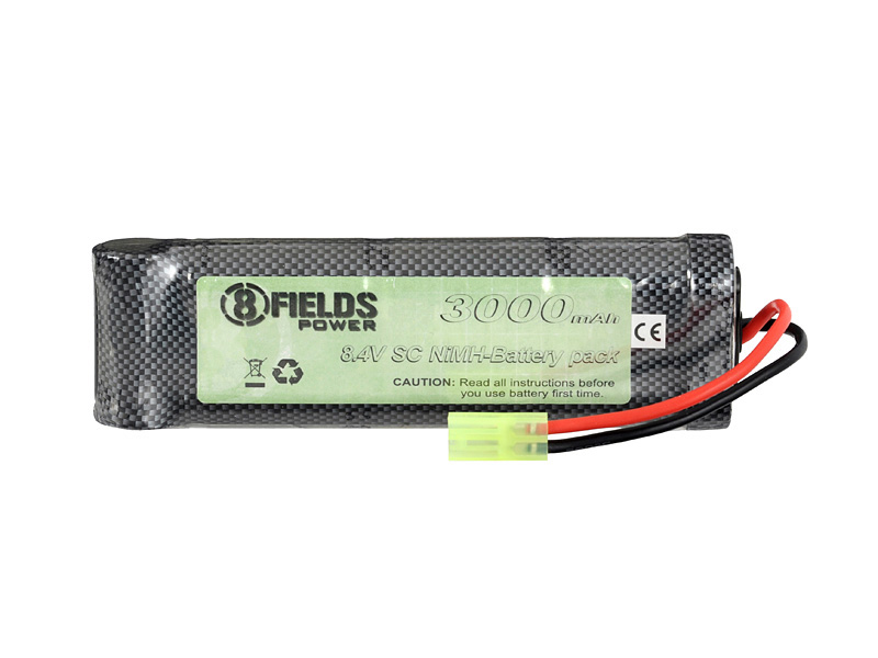 Battery NiMH 3000mAh 8,4V - large type [8FIELDS] | Taiwangun
