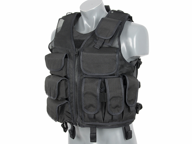 Tactical Vest TAC Assaulter - Black [8FIELDS CLASSIC] | TaiwanGun US & EU