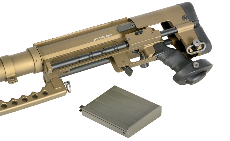 Intervencao Airsoft S&T M200 Spring Power Rifle BK W/GUN Case Gun