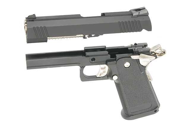 3301 pistol replica with Gas Blowback (GBB) - Black [Golden Eagle ...