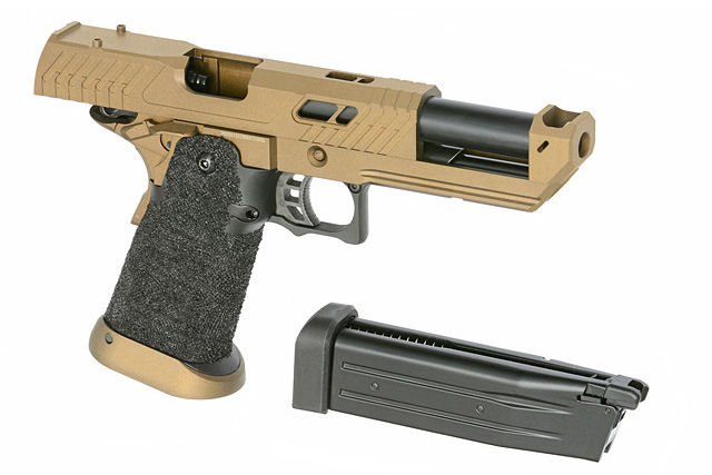 3355 pistol replica with Gas Blowback (GBB) - Desert [Golden Eagle ...